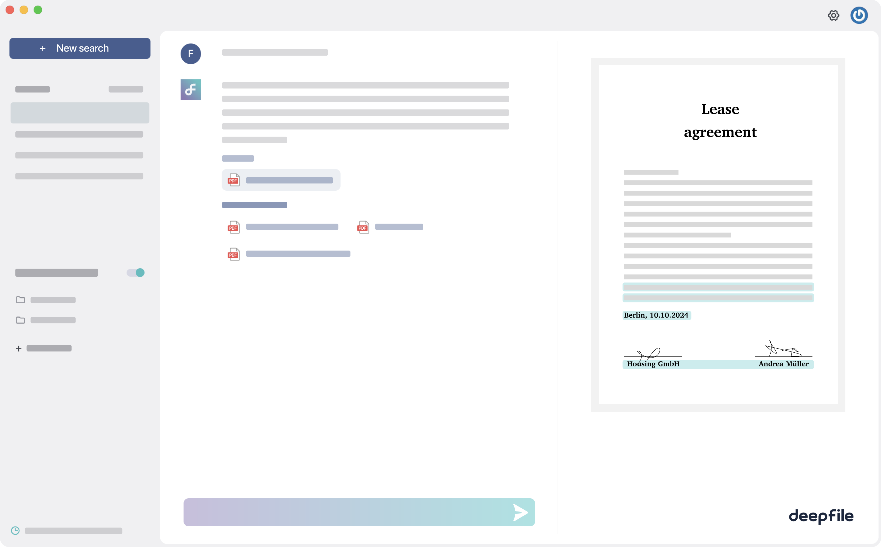 DeepFile | Secure documents search with local AI